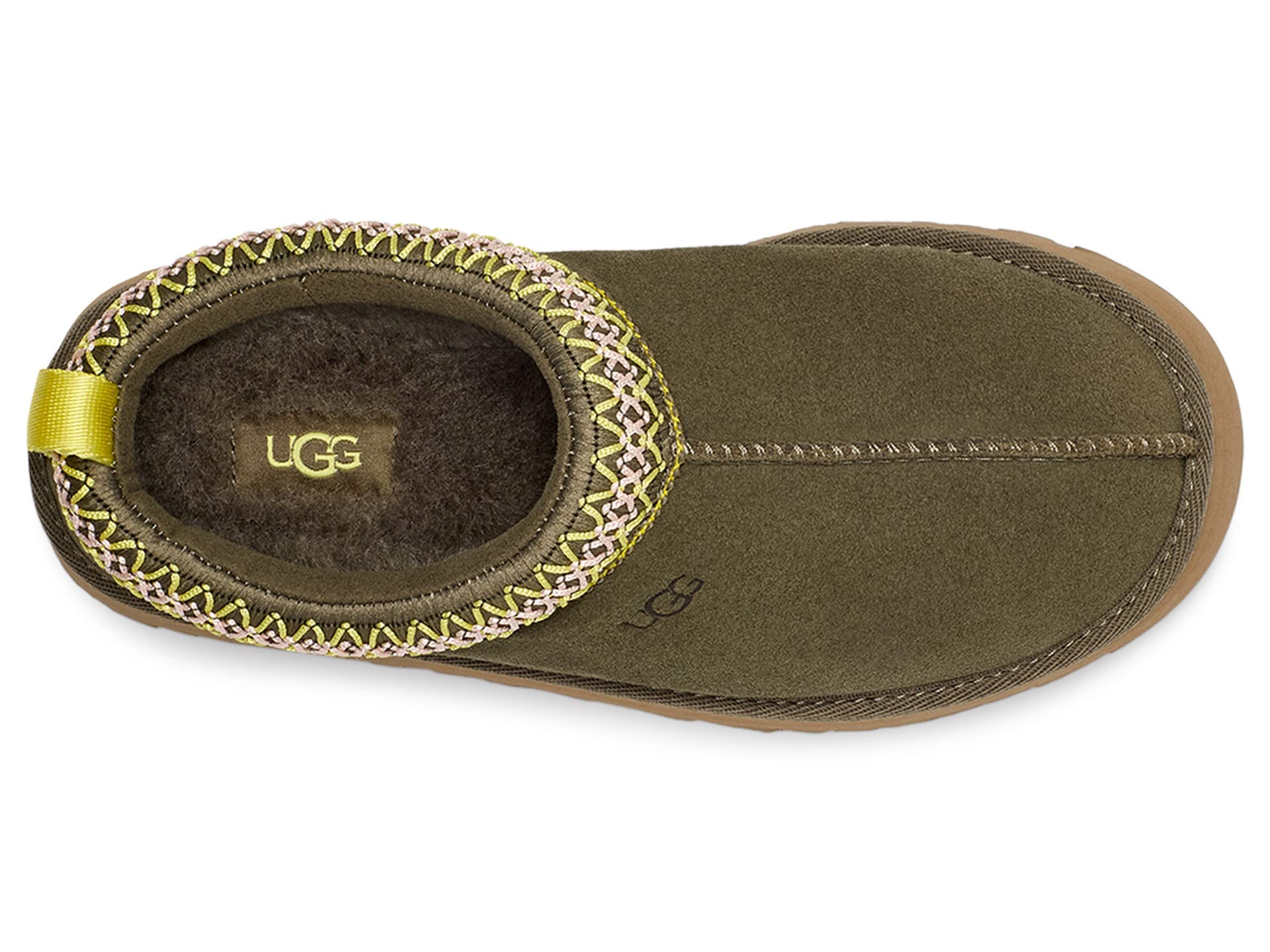 UGG Unisex-Child Tazz Slipper, Burnt Olive, 1 Little Kid