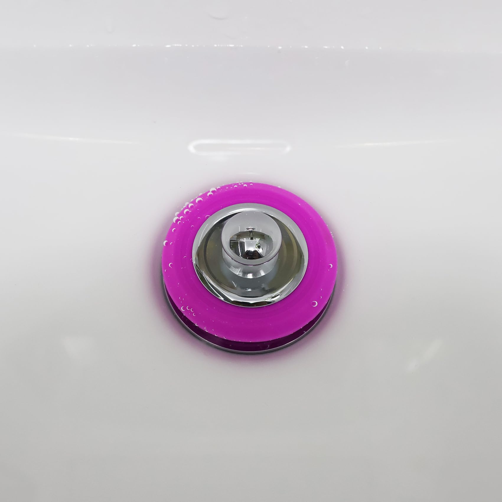 XAJOON Tub Stopper, Washbasin Stopper,Bathtub Plug, Silicone Bathtub Stopper (Pink,Patented Product)