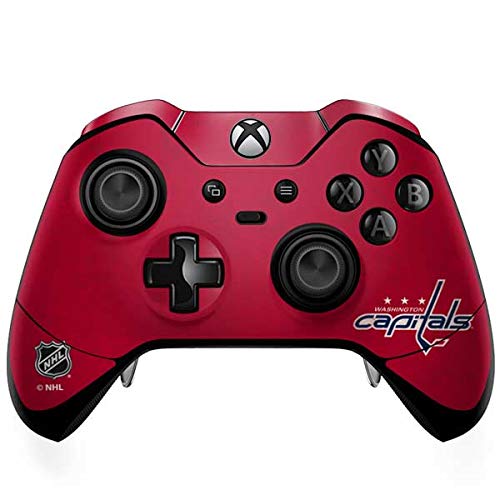 Skinit Decal Gaming Skin compatible with Xbox One Elite Controller - Officially Licensed NHL Washington Capitals Distressed Design