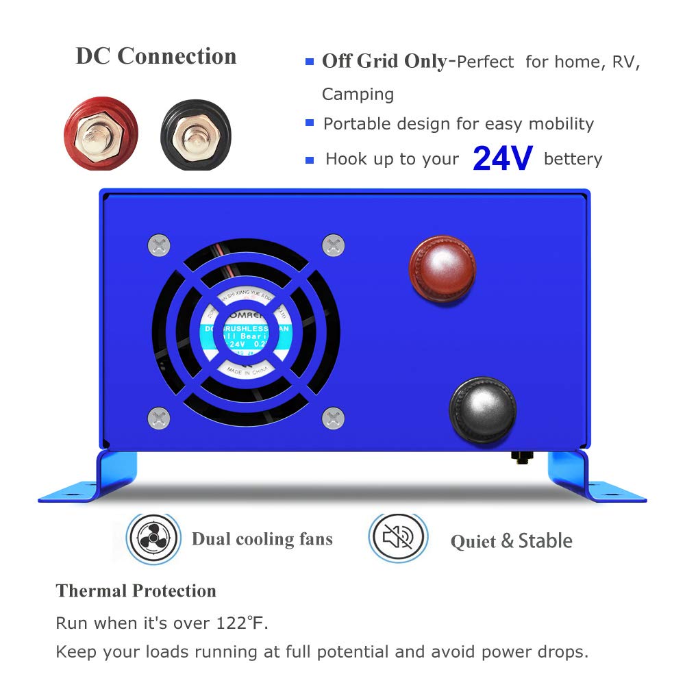 XYZ INVT Pure Sine Wave Inverter 1000w 1500w (800W12V)