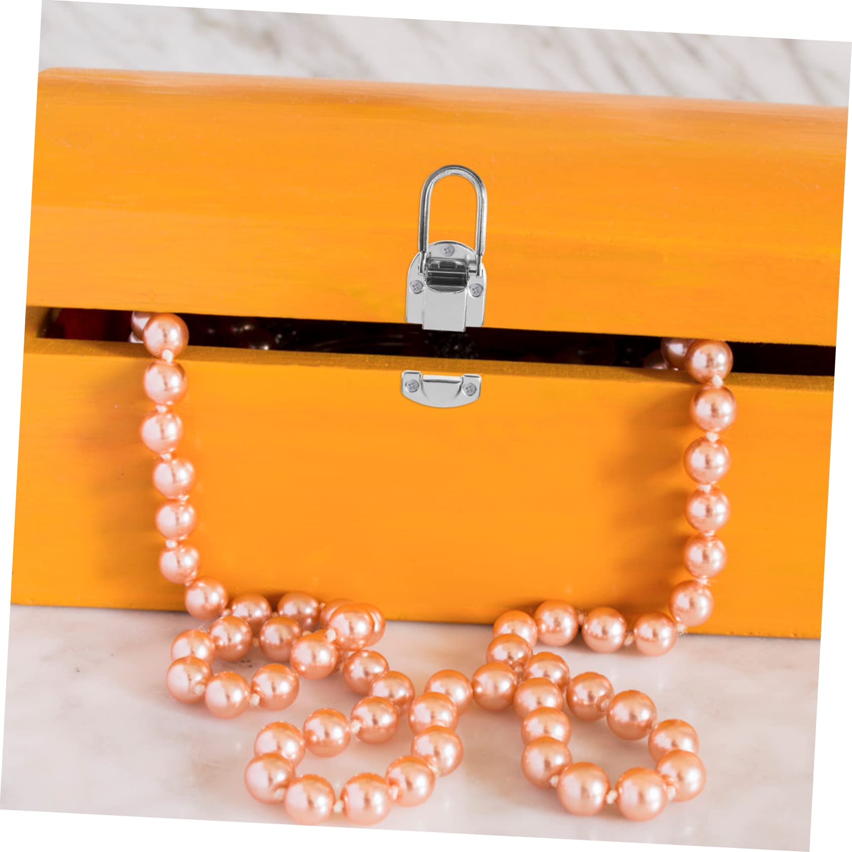 UKCOCO Case Buckle 3pcs Safety Door Lock Catch Iron Hardware Accessories Toolbox Clasp Cabinet Locks Lock Closure Tool Toggle Lock Catch Catch Buckle Slide Bolt Cassette Gift Box Buckle