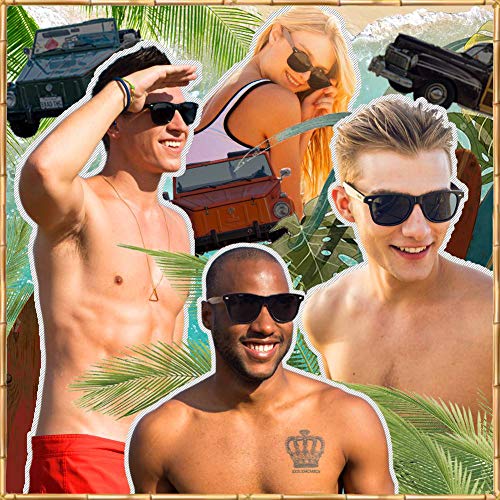 Woodies Polarized Zebra Wood Sunglasses with Free Bamboo Sunglasses Case for Men and Women | 100% UVA/UVB Protection