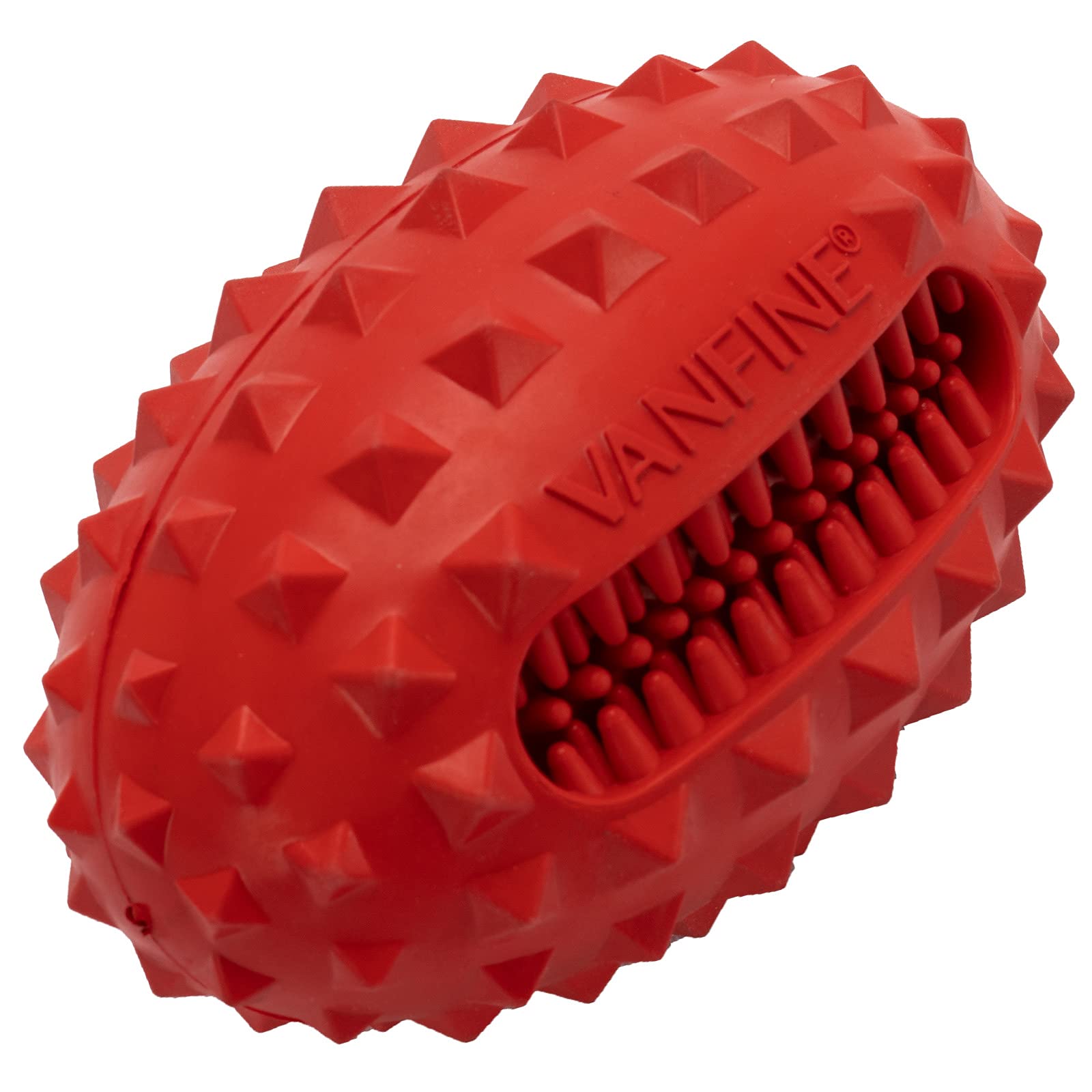 VANFINE Dog Toy, Squeaky, Indestructible, Tough, Durable Stick Chew Toy for Large Dogs, Puppies and Aggressive Chewers with Non-Toxic Natural Rubber (Medium/Large Dog, Football)