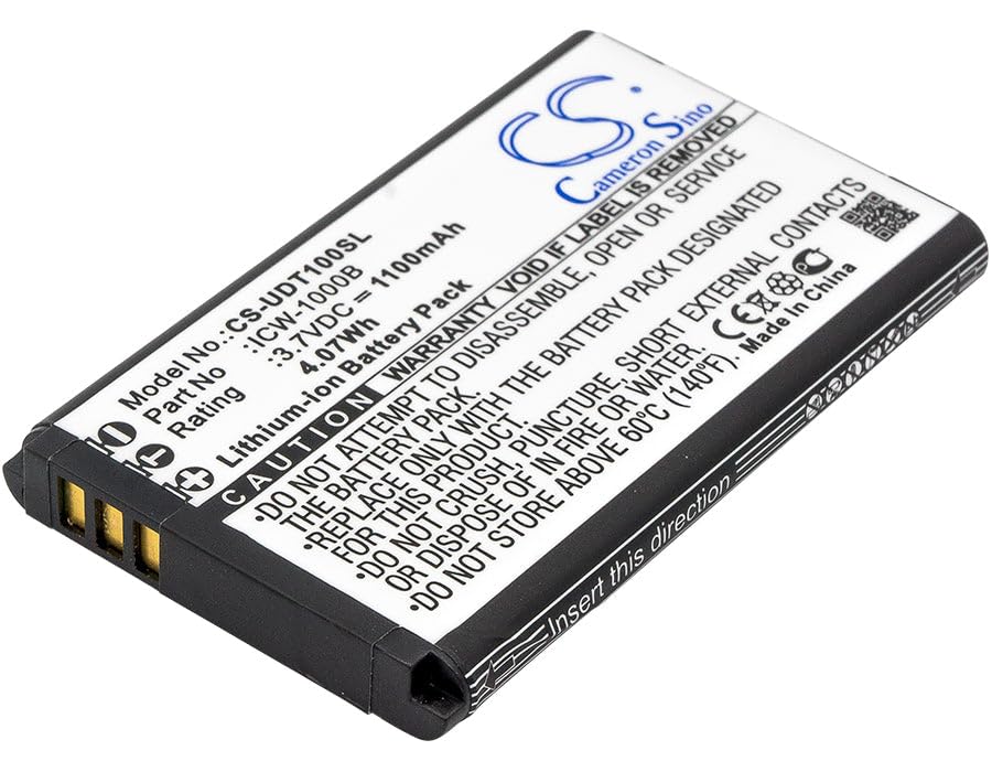 VI VINTRONS Battery Replacement Compatible for INCOM ICW-1000B,