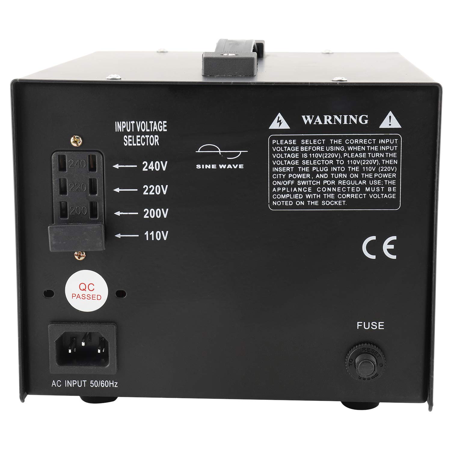 YaeCCC 1000 Watt Auto Step Up/Down Voltage Transformer Converter,110/120/220/240 Volt Input Conversion 110 Volt and 220 Volts Output with DC 5V USB Port Heavy-Duty (1000VA)
