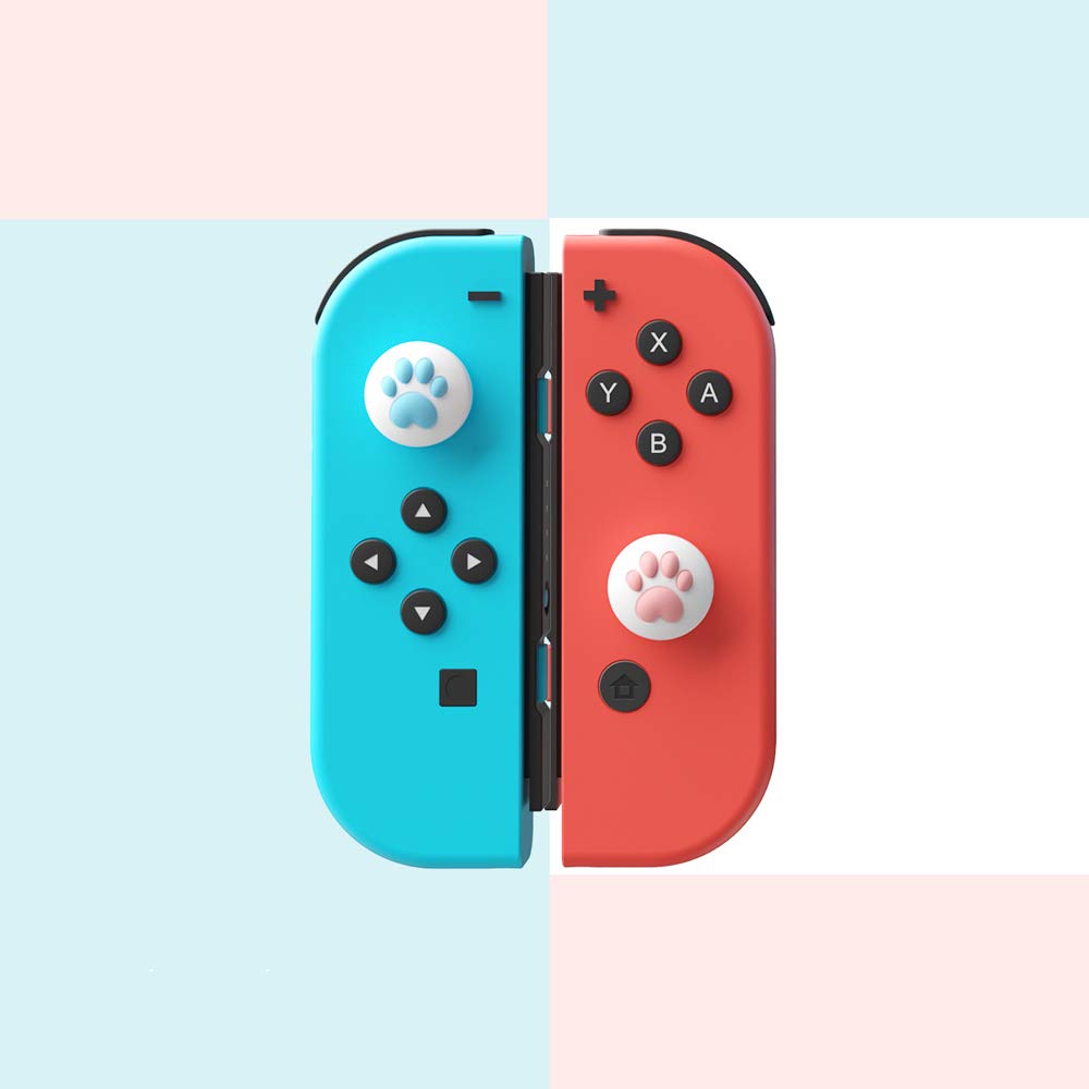 Thumb Grips Caps 4 PCS for Nintendo/PlayStation/Xbox,Joycon Grip Caps Analog Stick Button Cover