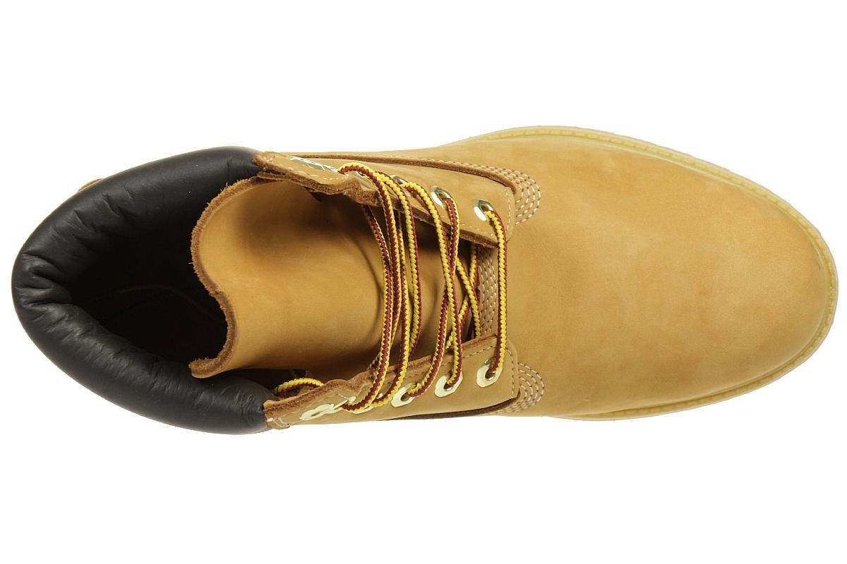 Timberland Men's 6 inch Premium Waterproof Boot Fashion, Wheat Nubuck, 10