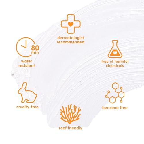 Thinksport SPF 30 Face & Body Mineral Sunscreen Stick β Safe, Natural, Water Resistant Sun Cream β Vegan, Reef Friendly UVA/UVB Sun Protection for Sports & Active Use, 0.64oz