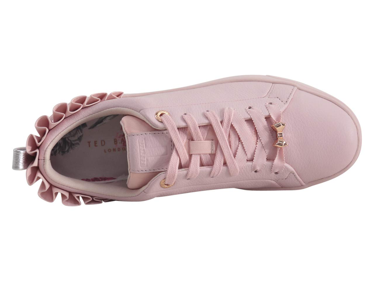 Ted Baker Women's ASTRINA Sneaker, Mink Pink Leather, 10 Medium US
