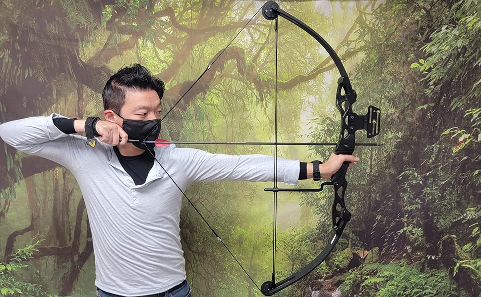 Southland Archery Supply Siege 55 lb 29'' Compound Bow Target (Black)