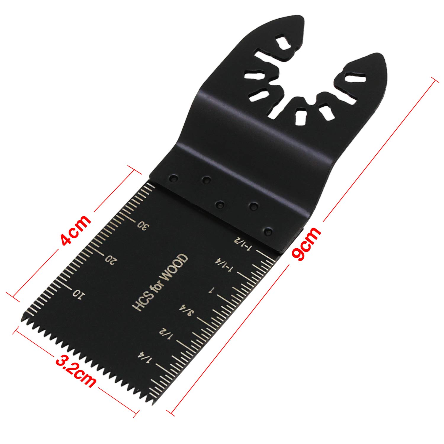 WiMas 20PCS 32mm Oscillating Multi Tool Saw Blades Universal Quick Release Saw Blades for DeWalt Porter Cable Fein Bosch (32mm 20pcs)