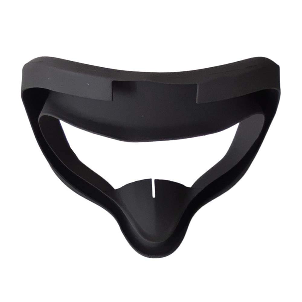 VR Silicone Interfacial Cover for Oculus Quest 2 Eye Cushion Cover,Soft Breathable VR Accessories Sweatproof Anti-Leakage(White)