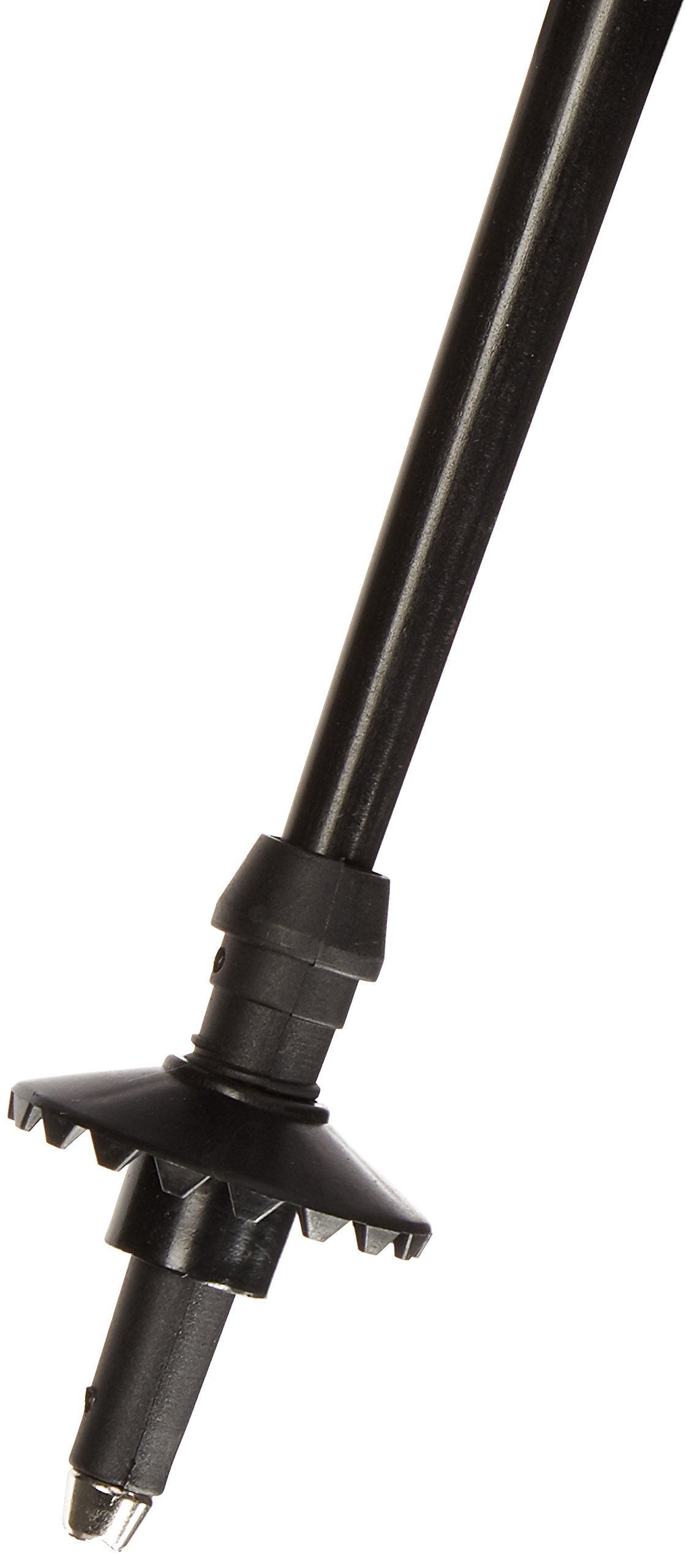 WSD Ski Poles Adult Model Aluminum Alpine Downhill Ski Poles Pair New, 48" L, Black/Silver