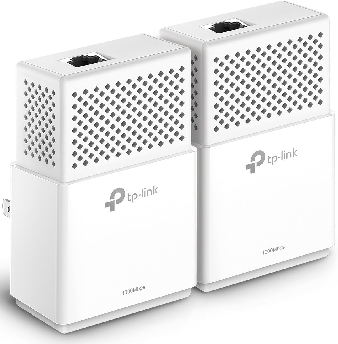TP-Link AV1000 Gigabit Powerline ethernet Adapter kit, Powerline speeds Up to 1000Mbps (TL-PA7010 KIT) (Renewed)