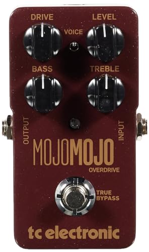 TC Electronic MOJOMOJO OVERDRIVE Exceptional Overdrive Pedal with Extra Headroom, Precise Controls and a Voicing Switch