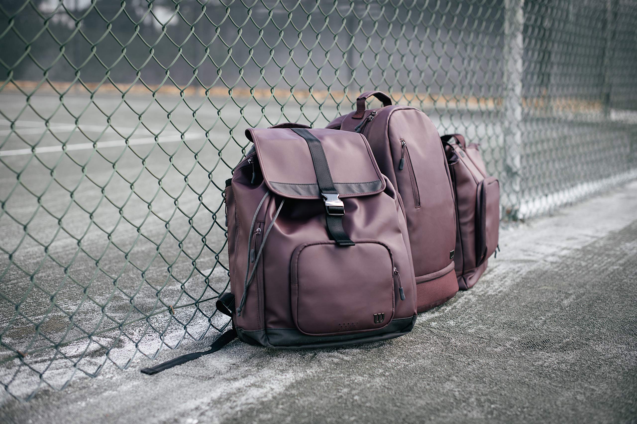 WILSON Women's Fold Over Backpack, Purple