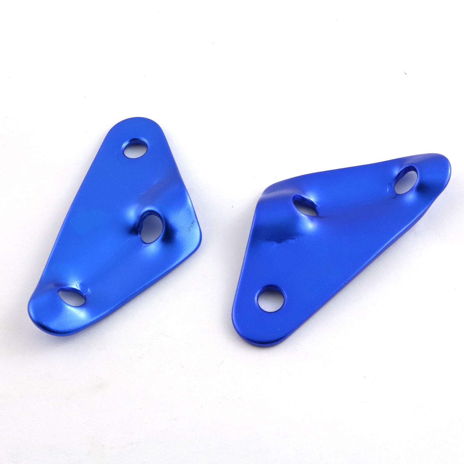 Youliang 8pcs Blue Aluminum Alloy Windproof Rope Buckle Adjustable Buckle Guyline Tent Tensioners Rope Adjuster for Tent Length Adjusting
