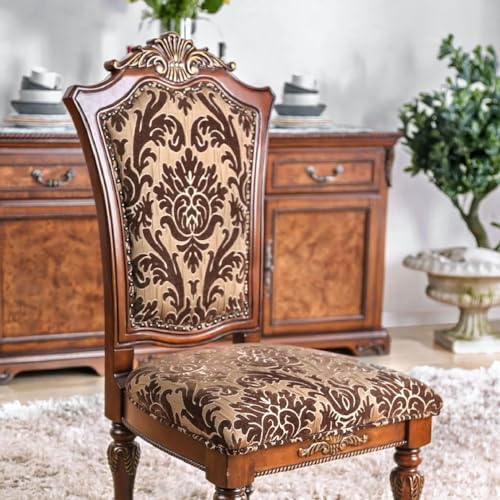 Wycian Chair Base, Boho High Chair 2PCS Solid Wood Brown Living Room Bedroom Dining Rooms Garden Kitchen Counter Chairs