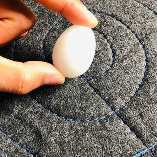 vctas Plastic Pigeon Eggs (Pack of 10) Solid Fake Pigeon Eggs Simulation Bird Eggs White Premium Dummy Eggs for Racing Pigeons & Hatching