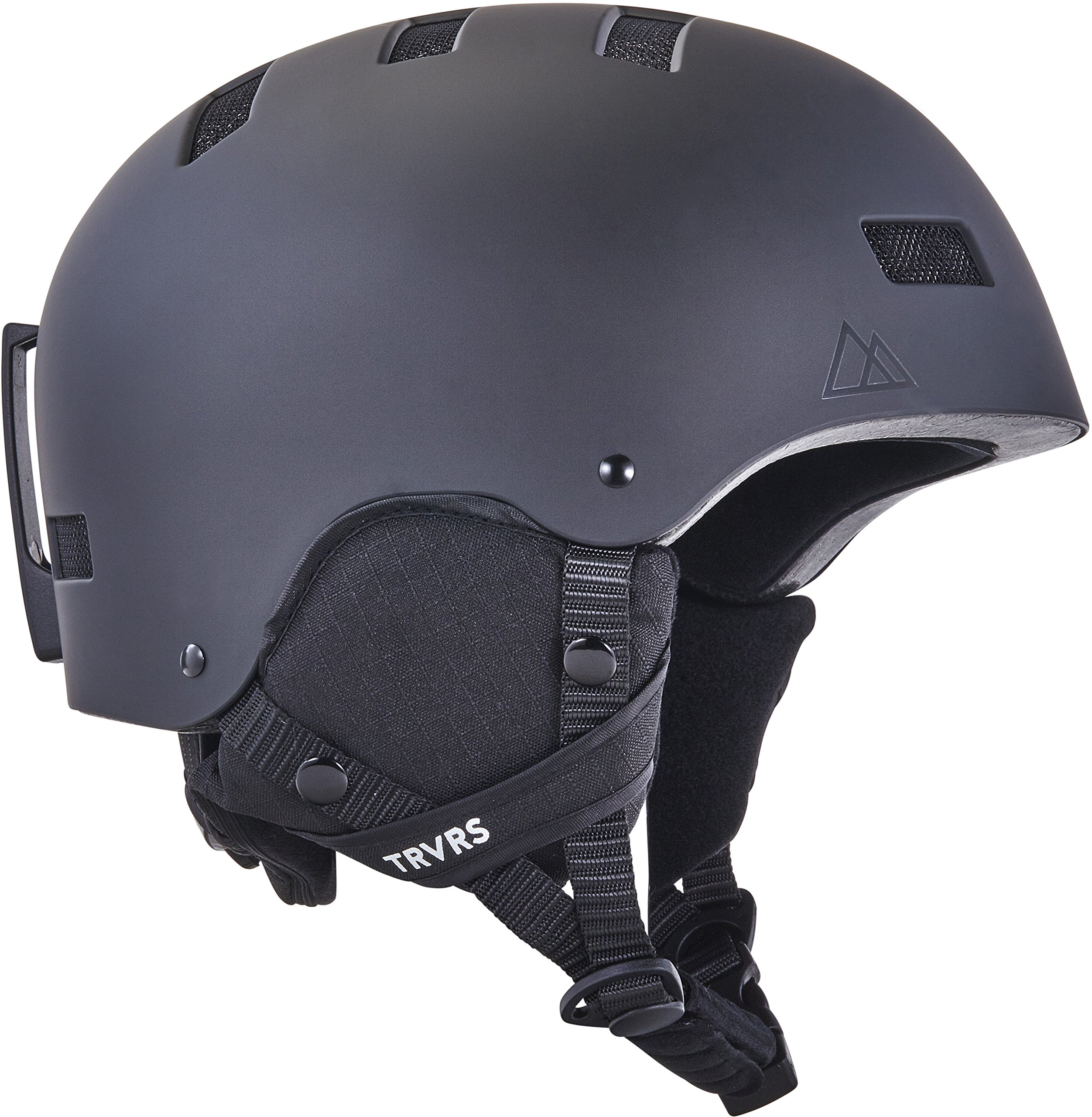 Traverse Sports Dirus Convertible Ski & Snowboard/Bike & Helmet, Matte Obsidian, Small (51-55cm)