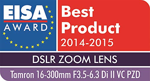 Tamron 16-300mm f/3.5-6.3 Di II VC PZD Macro Lens for Canon Camera (Model B016E) - International Version (No Warranty)