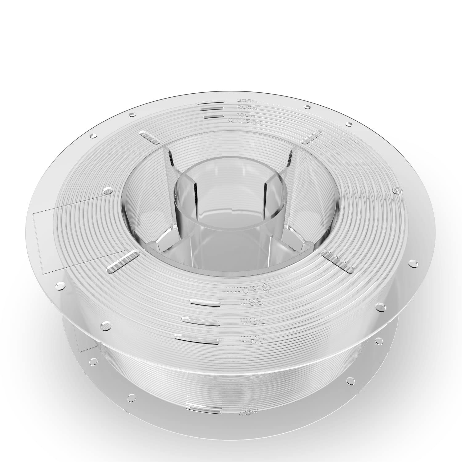 SainSmart PRO-3 Tangle-Free Premium 1.75mm PETG 3D Printer Filament, Clear PETG, 2.2 LBS (1KG) Spool, Dimensional Accuracy +/- 0.02mm