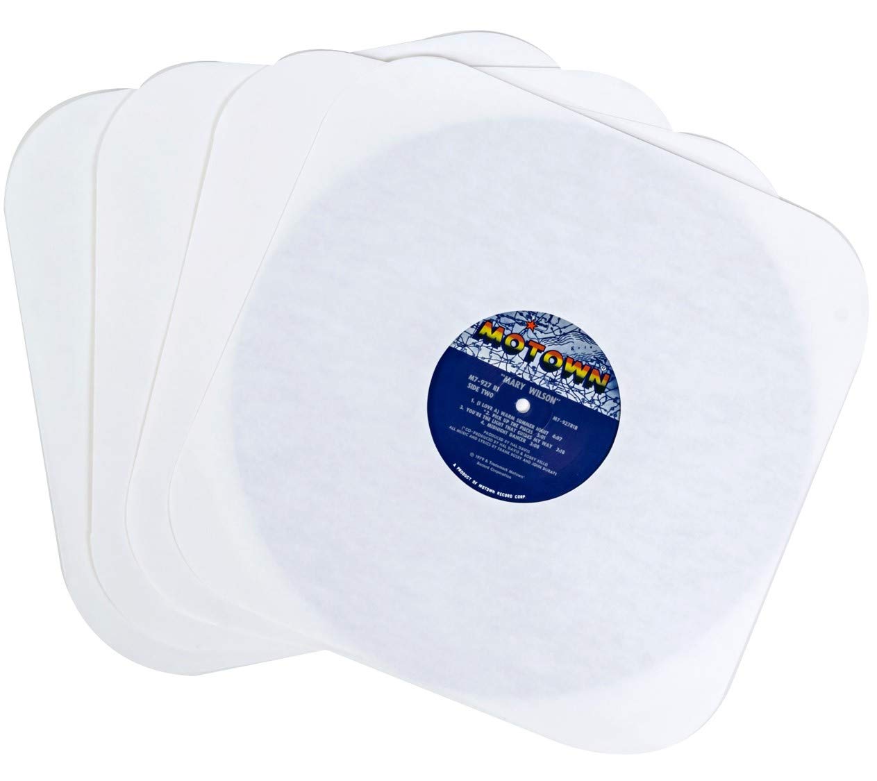 Vinyl Record Inner Paper Sleeves - Premium Acid Free Protection Covers for 12 inch LP Albums - 50 Pack