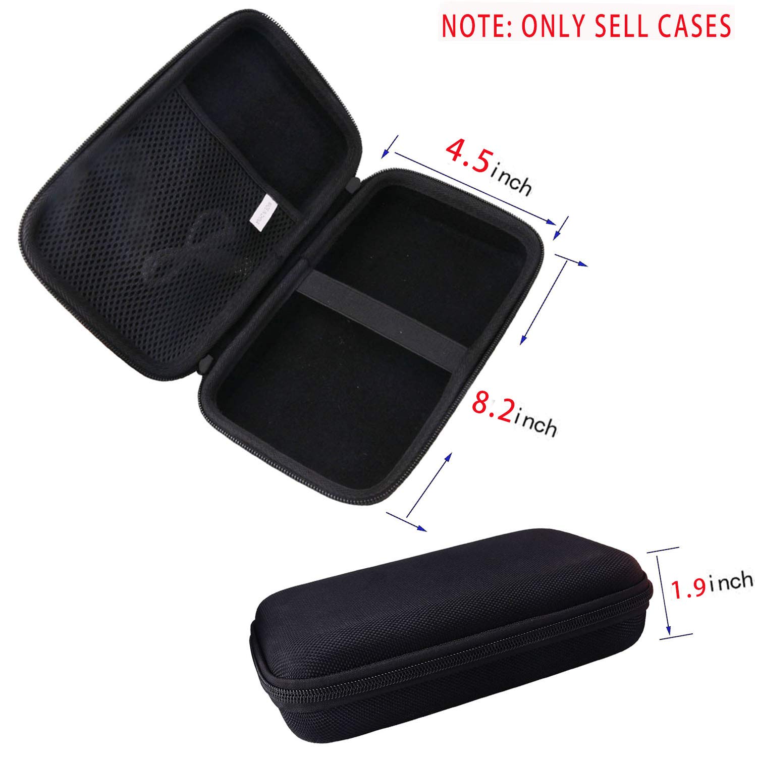 waiyu Hard EVA Carrying Case for Shure SM58 Cardioid Dynamic Vocal Microphone ,Shure Brand Multiple Models of Microphones Case