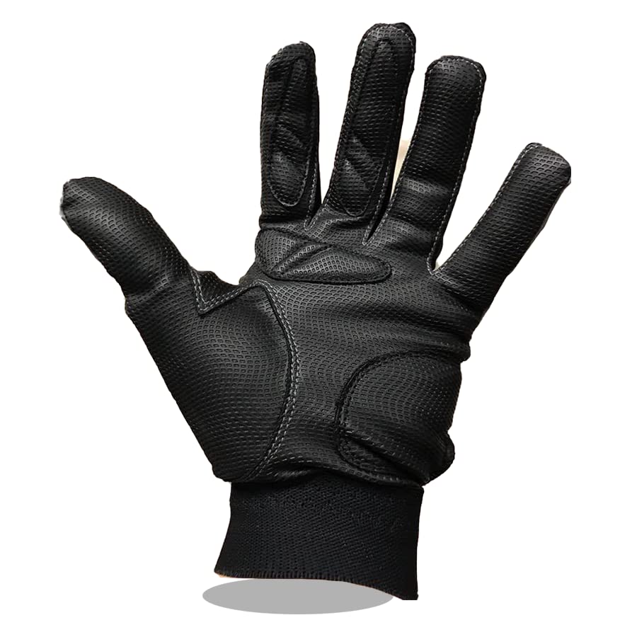 Team Defender Catcher's Thumb -Guard Protective Glove Gray| Black- Medium