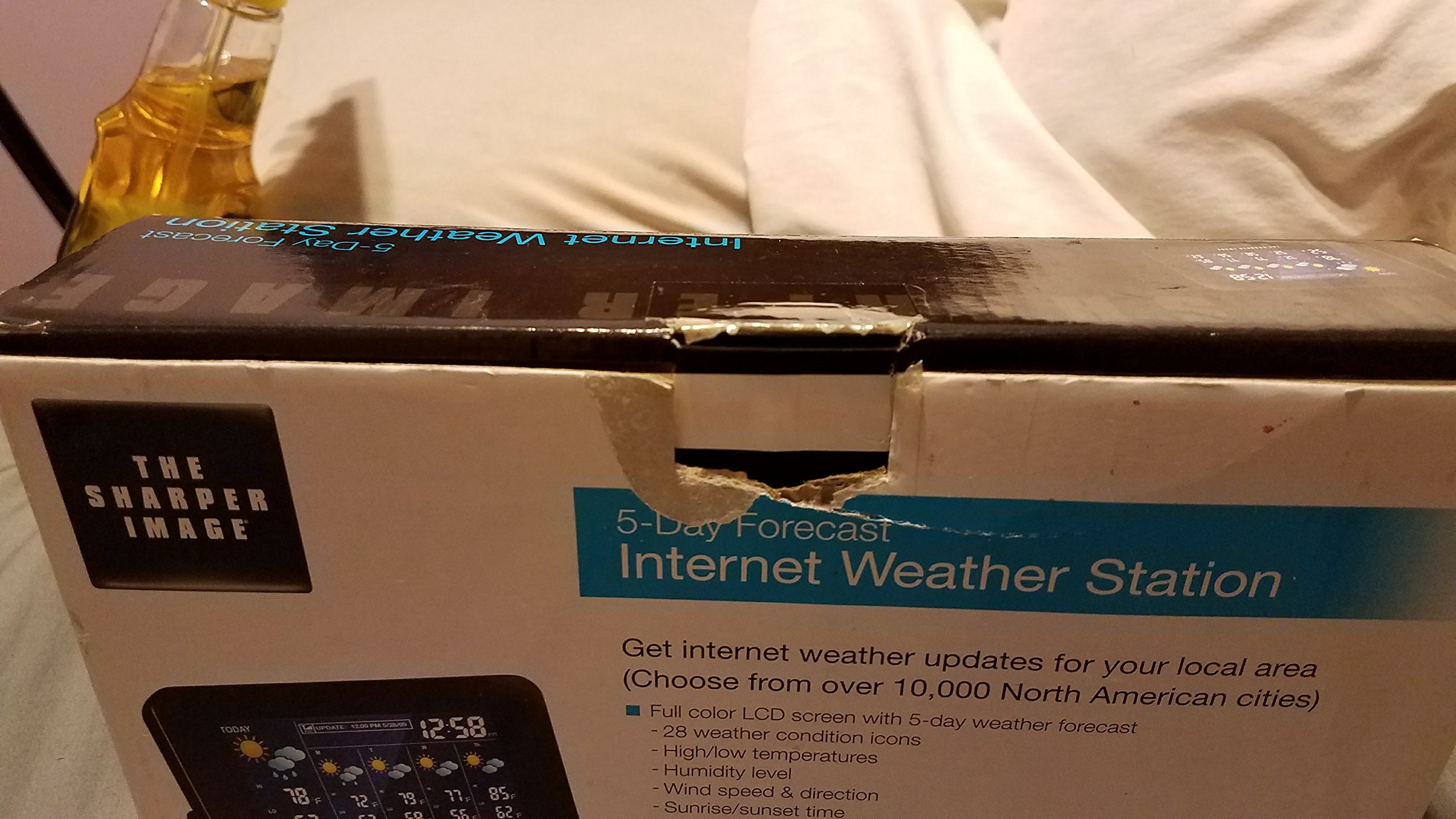 Sharper Image Wireless Internet Weather Station, Model# EC-WS115