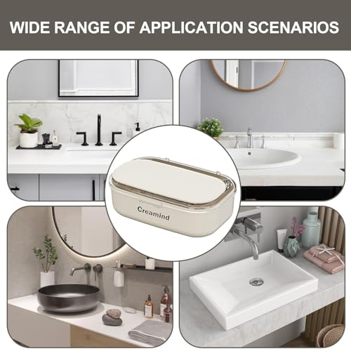 Soap Bar Container, Double Layer Soap Case with Lid, Long Lasting Wear Resistant Soap Holder, Durable Stain Resistant Shower Tray Accessories for Travel Camping Outdoor Gym Bathroom