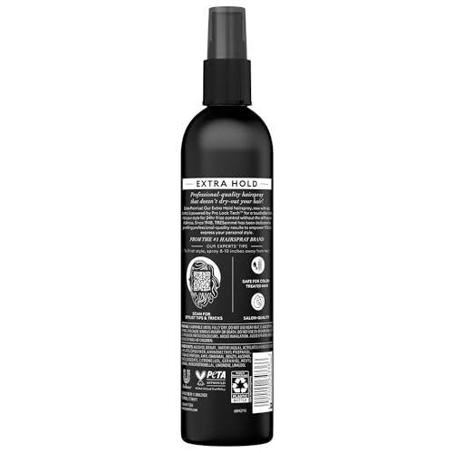 TRESemme Two Spray with Extra Hold Non-Aerosol Hairspray, 10 oz, Extra-Firm Control, Strong Hold with Touchable Feel, Humidity Resistant, Frizz Control, Pack of 3 Pump Bottles.