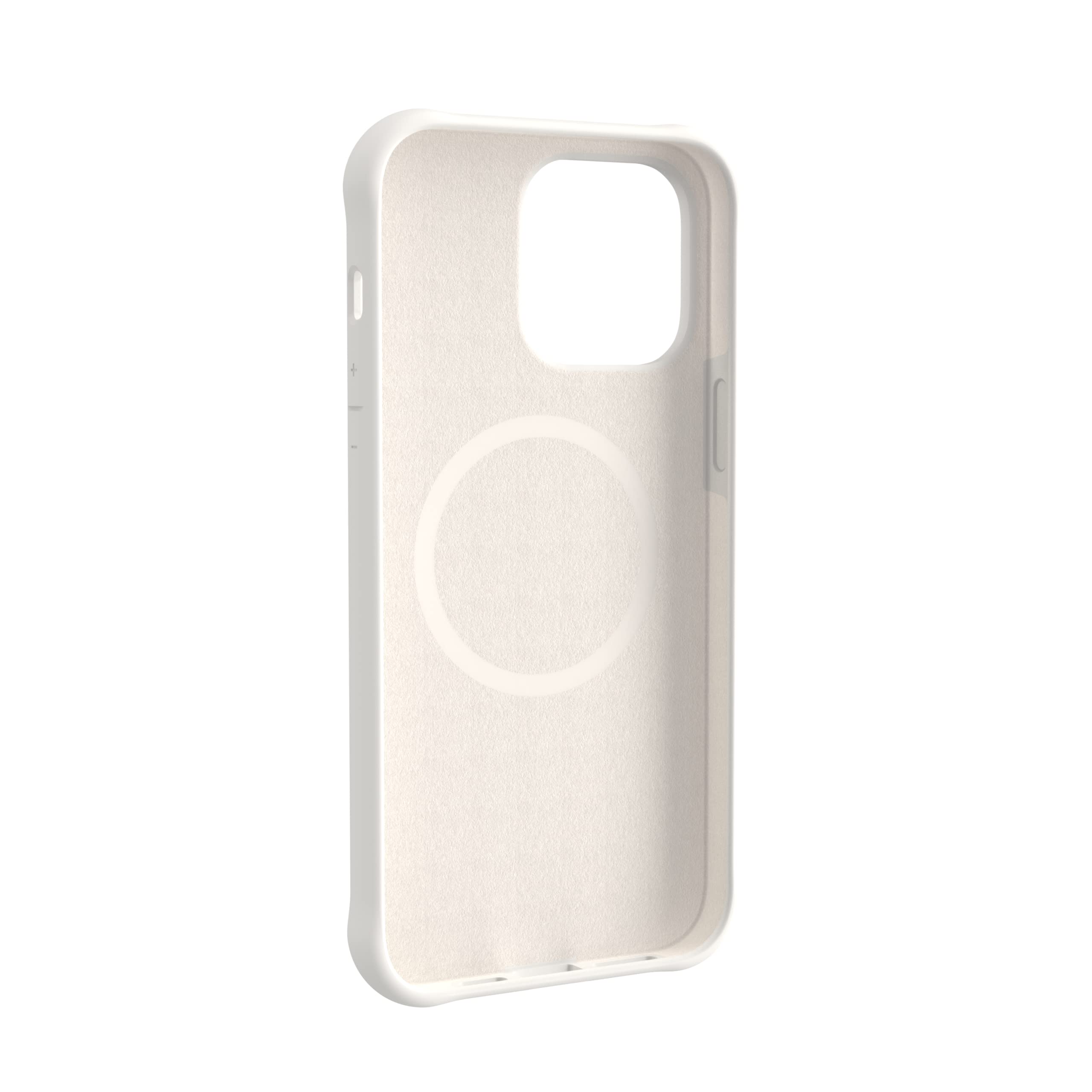 URBAN ARMOR GEAR [U] by UAG Designed for iPhone 14 Pro Max Case White Marshmallow 6.7" Dot Build-in Magnet Compatible with MagSafe Charging Slim Lightweight Dropproof Silicone Protective Cover
