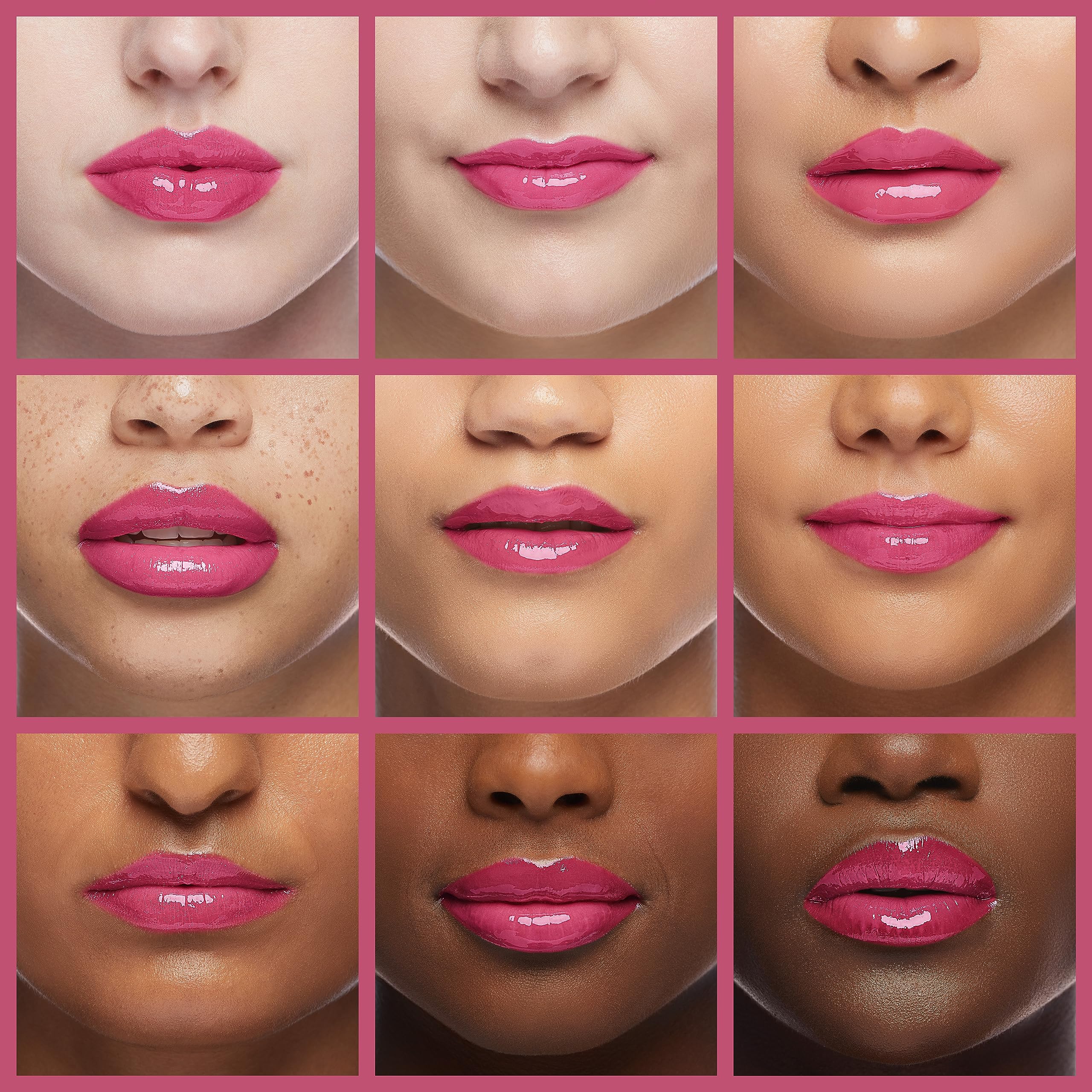 Yrarbil Hydrating Lip Glow Oil, Moisturizing Lip Plumper Gloss, No-Sticky Transparent Plumping Lip Gloss Tinted Lip Balm for Lip Care and Dry Lips (Cherry)