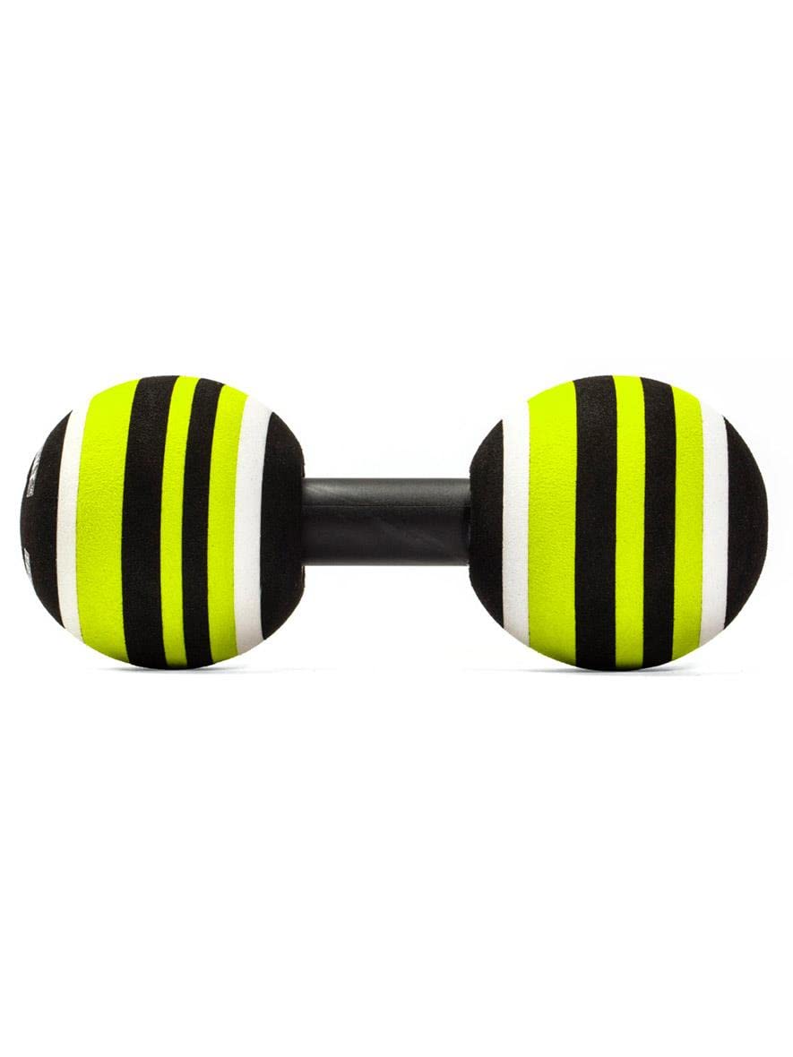 TRIGGERPOINT PERFORMANCE THERAPY MB2 Double Massage Ball Roller for Back and Neck Relief Green/White/Black, One Size