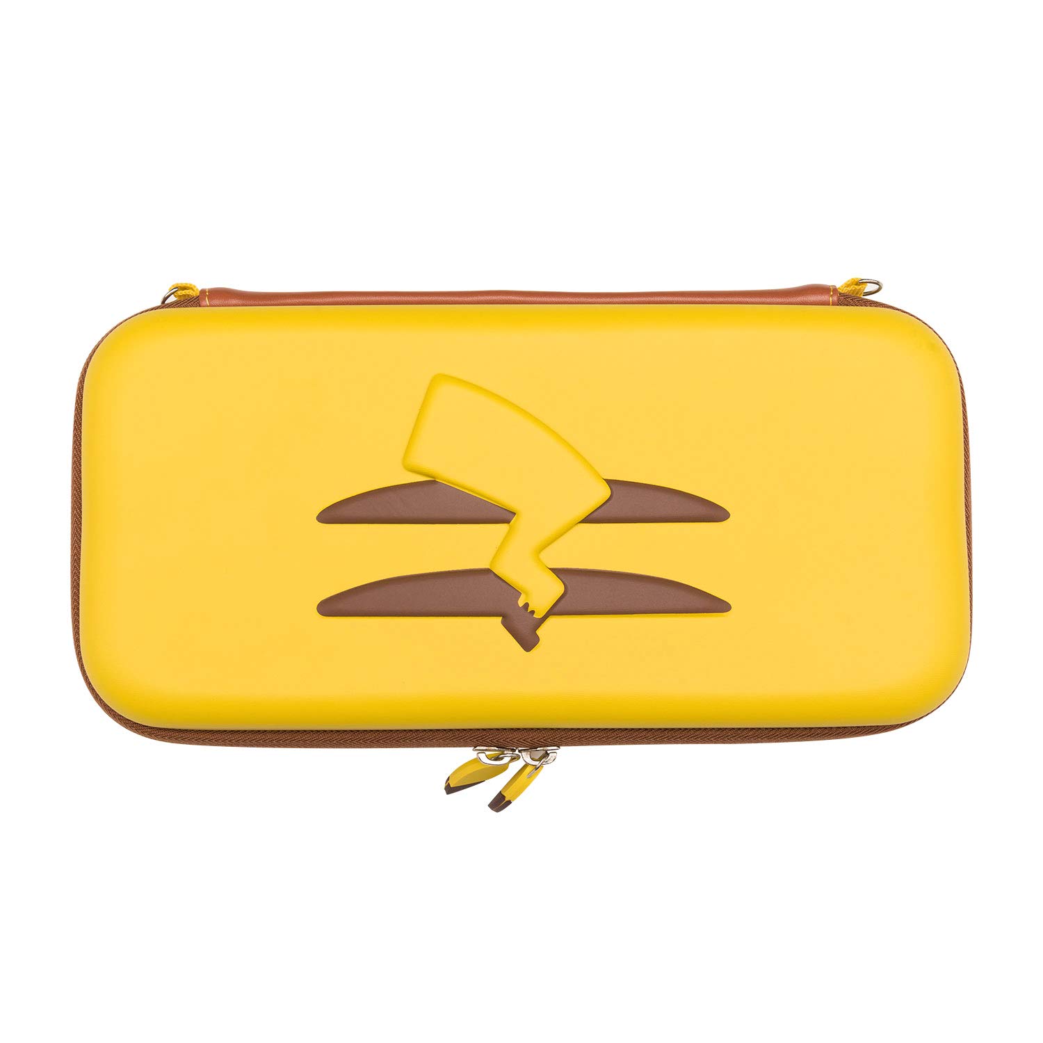 YOCORE Switch Travel Carrying Case Compatible with Nintendo Switch Lite Games Hard Shell Portable Storage Bag for Switch Lite & Game Accessories-Yellow