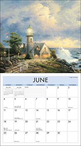 Thomas Kinkade Studios 2023 Deluxe Wall Calendar