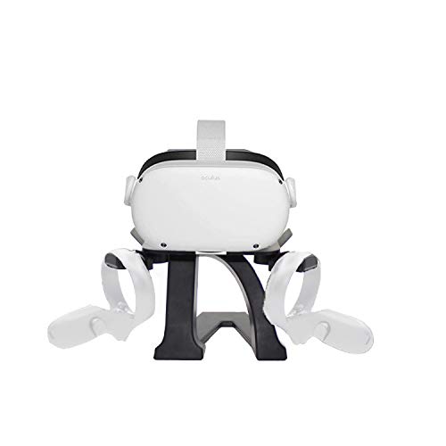 VR Stand Headset Display Holder Controller Luminous Mount Station for Oculus Quest 2, Rift Rift S Headset and Touch Controllers