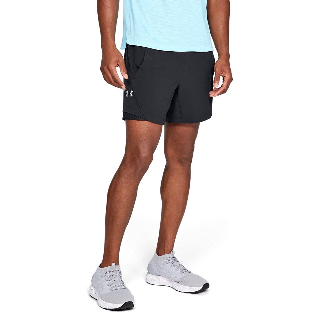 Under Armour Men's UA Speedpocket Linerless 6" Shorts XXL Black