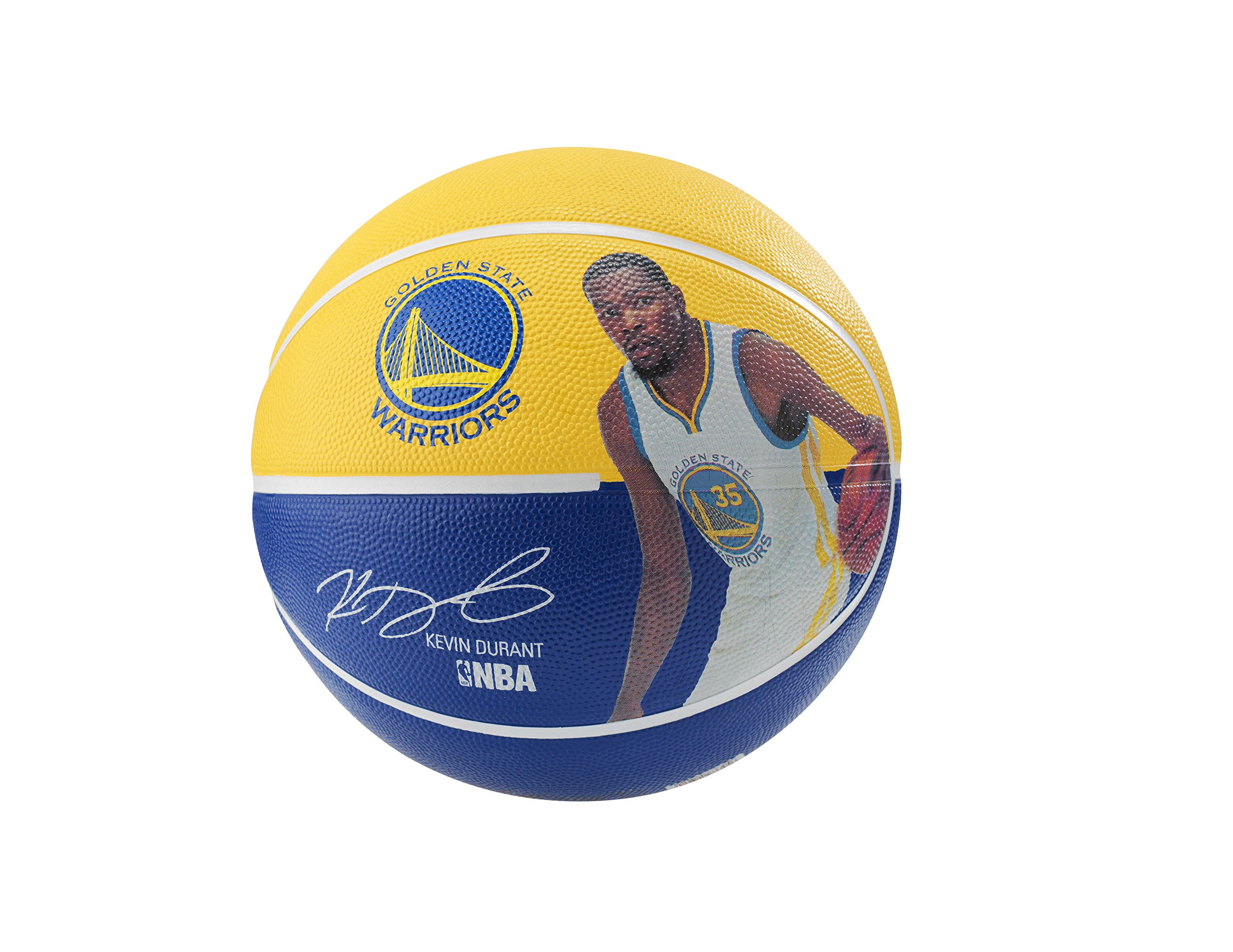 Spalding 83345 Kevin Durant Basketball, Gold/Blue, Size 7