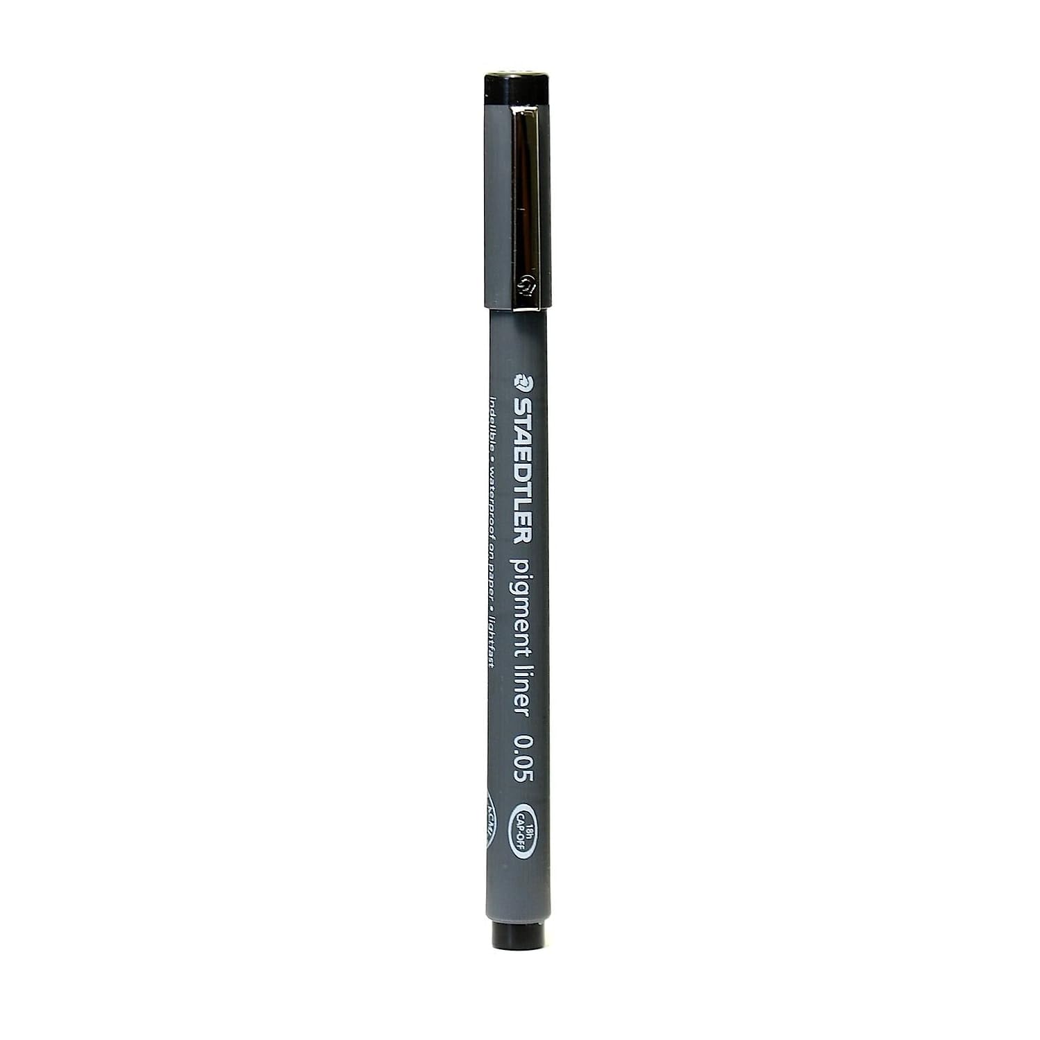 Staedtler Pigment Liner 0.05 mm black [Pack of 5] (60471-PK5)