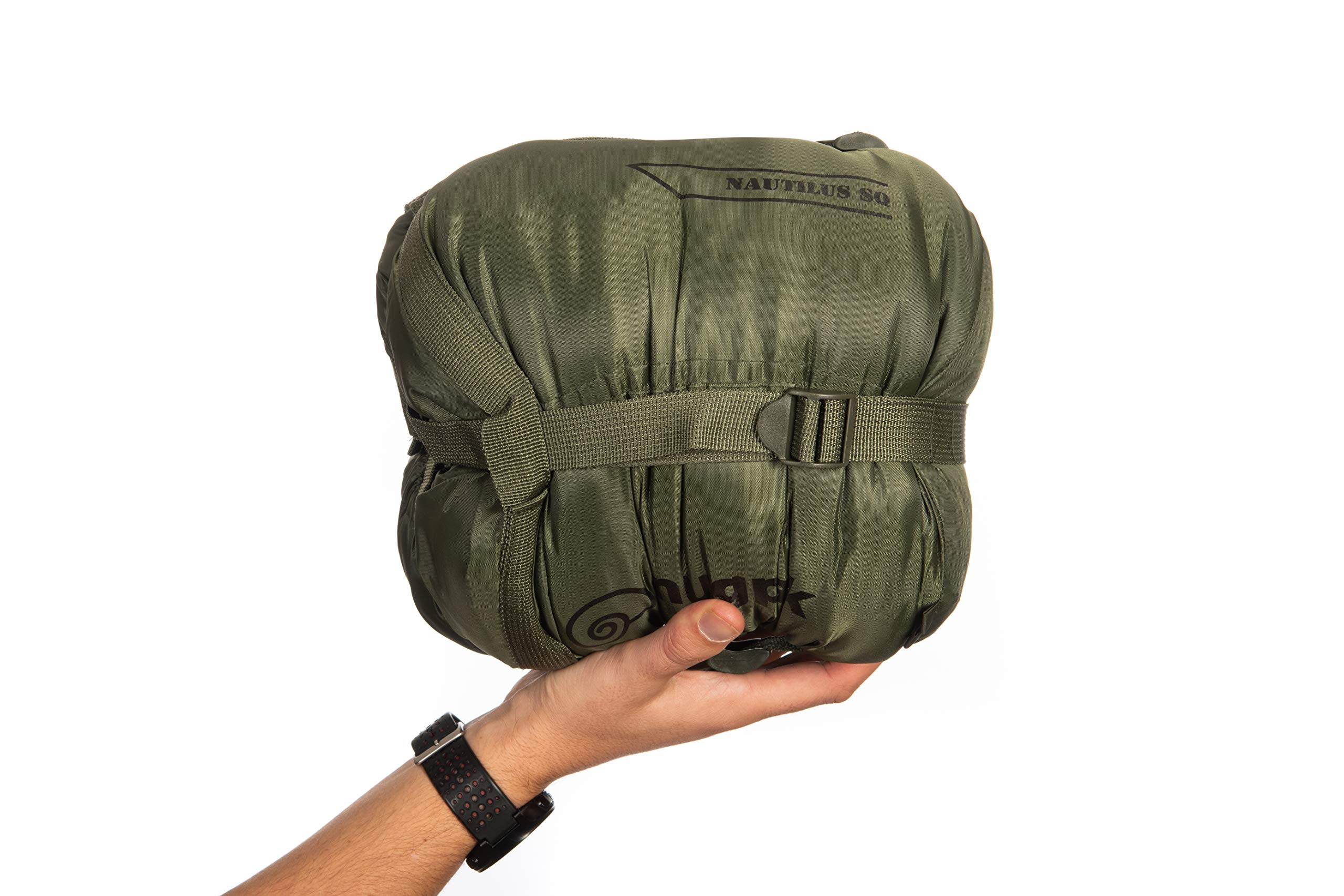 Snugpak Basecamp Ops Nautilus Square Quilt Left Hand Zipper Bag, Olive
