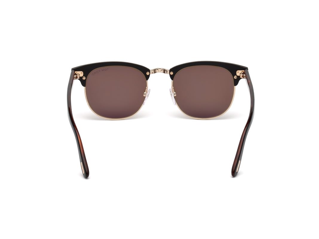 Tom Ford FT0623 02J Matte Black Laurent Retro Sunglasses Lens Category 3 Size 5