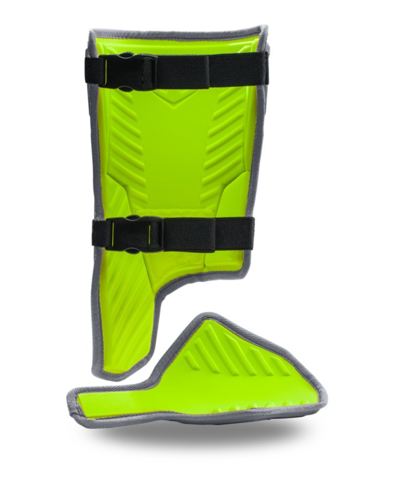 Under Armour UA Left-Handed Batter Leg Guard OSFA Steel