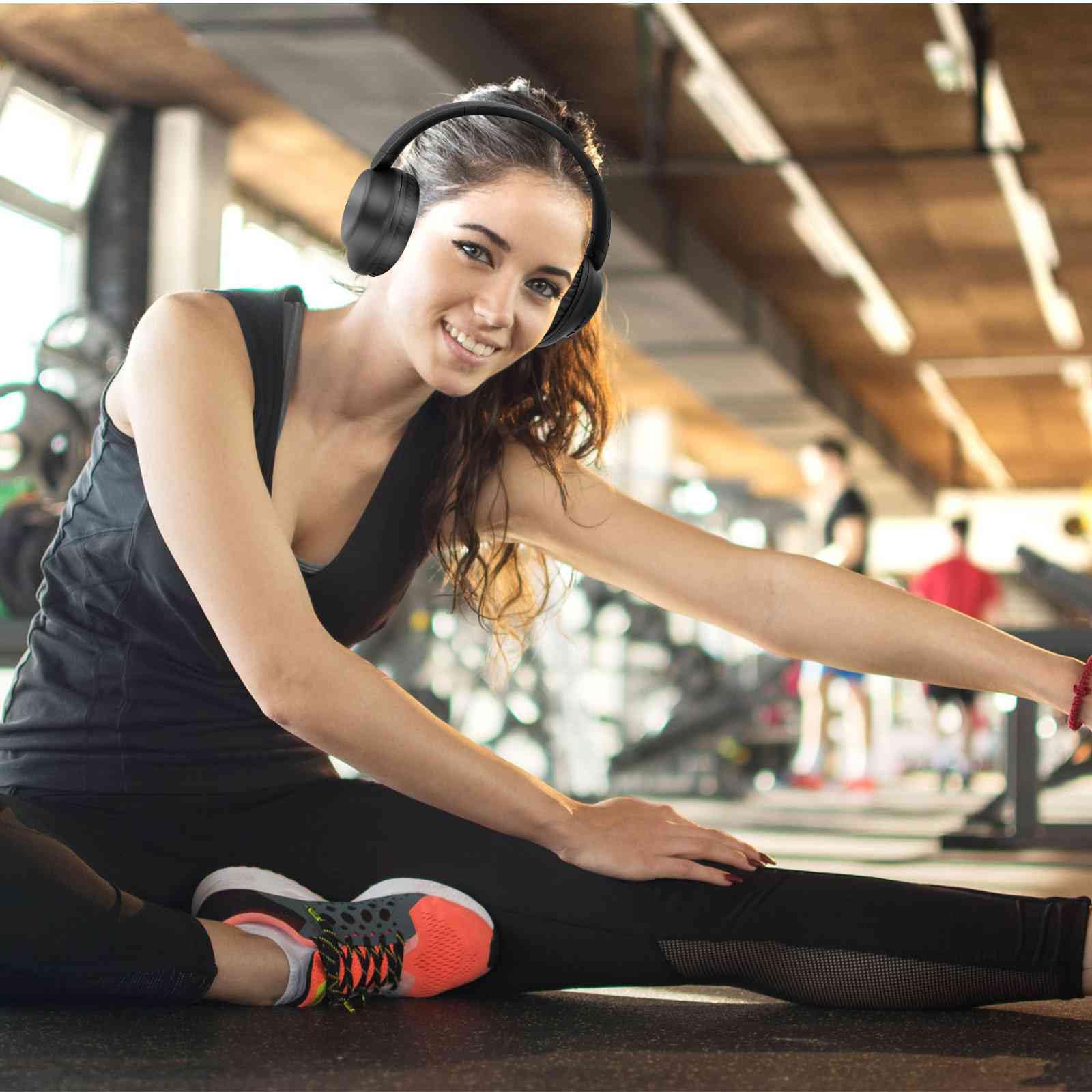 UrbanX Perfect Comfort 955 II Overhead Wireless Bluetooth Headphones for Microsoft Surface Duo Noise Isolation, with β Black