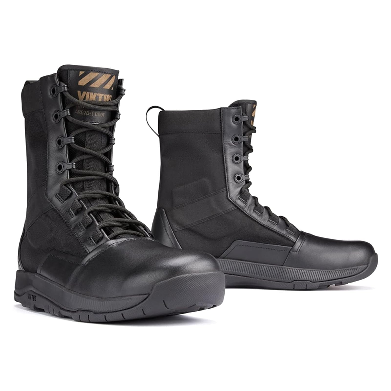 VIKTOS Men's Armory AR670 Safety Toe Water-Resistant High Traction Slip-Resistant Tactical Garrison Boots, Black, 11