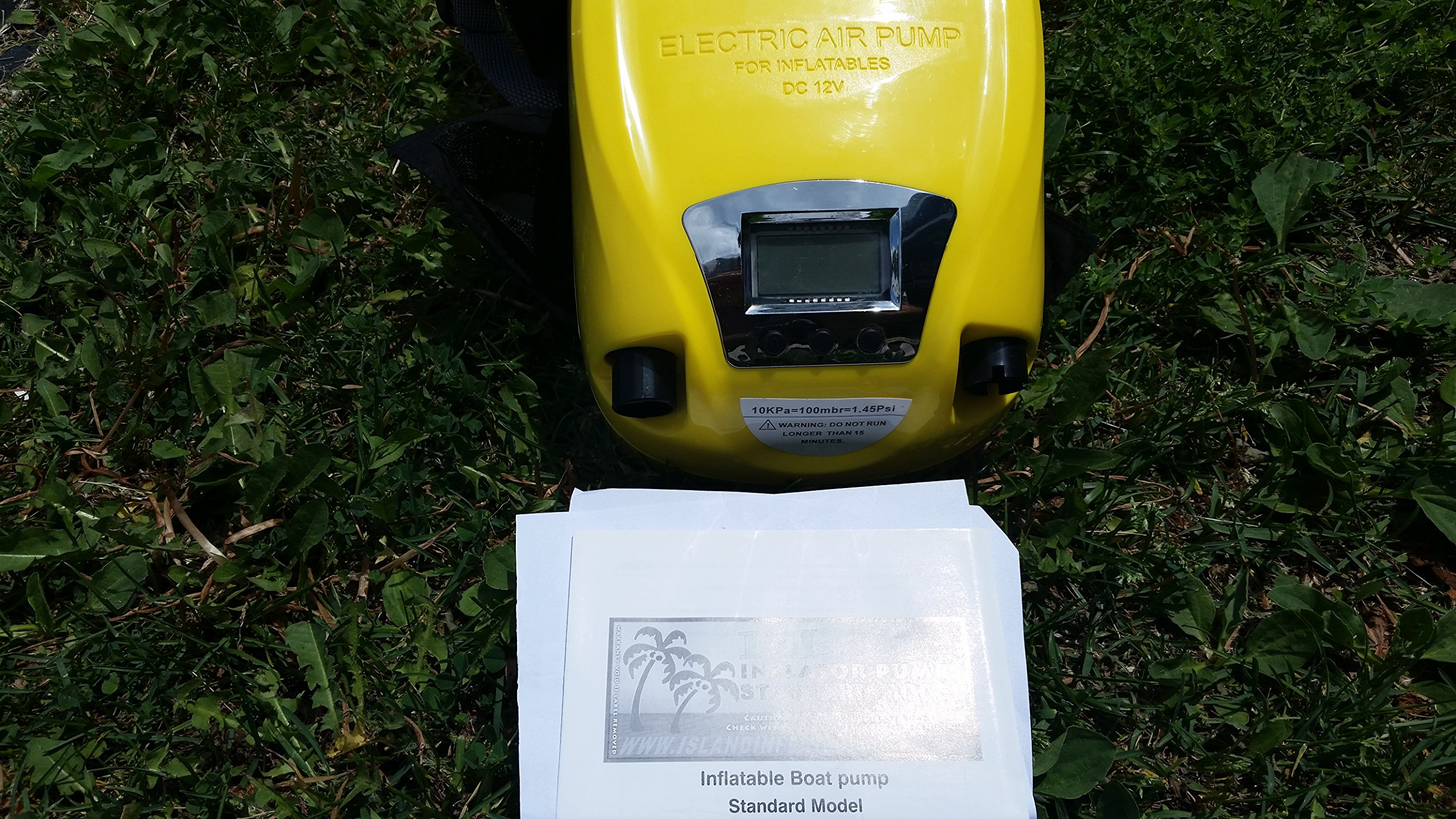 Saturn Portable (No-Battery) 12v Electric Air Pump for Inflatable Boat, Inflatable Kayak, Paddle Board