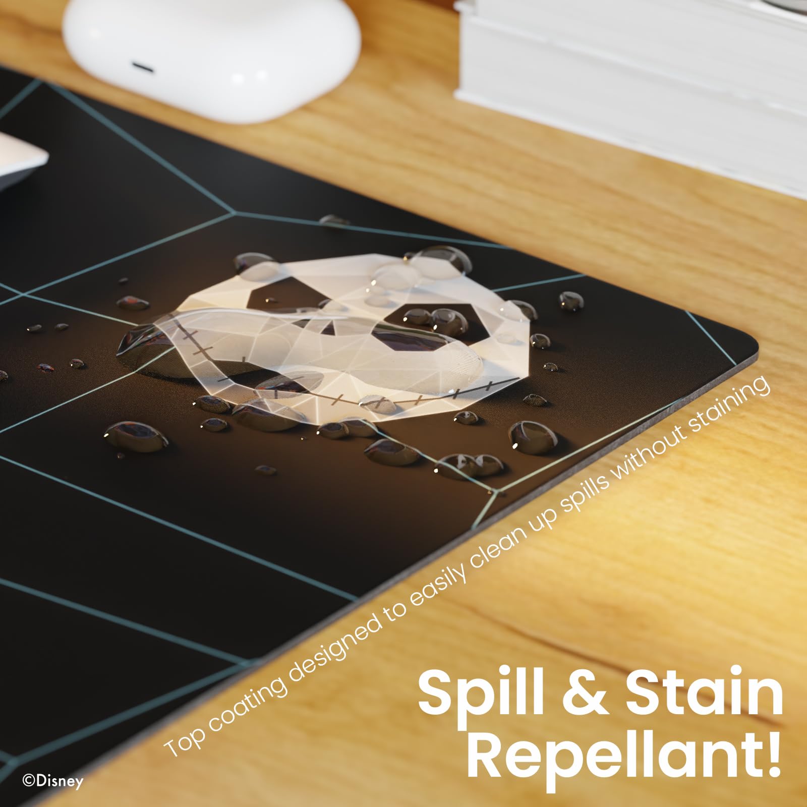 Tim Burtons The Nightmare Before Christmas Mouse Pad for Desk | 10.25 X 8.25 Inches Mousepads for Computers/Home/Office,More – Non-Slip Bottom + Spill Resistant Coating | Jack Skellington Gifts