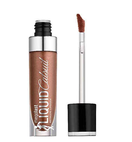 Wet N Wild MegaLast Liquid Catsuit Metallic Lipstick, 0.2 oz (3 Packs, Honeyglaze)