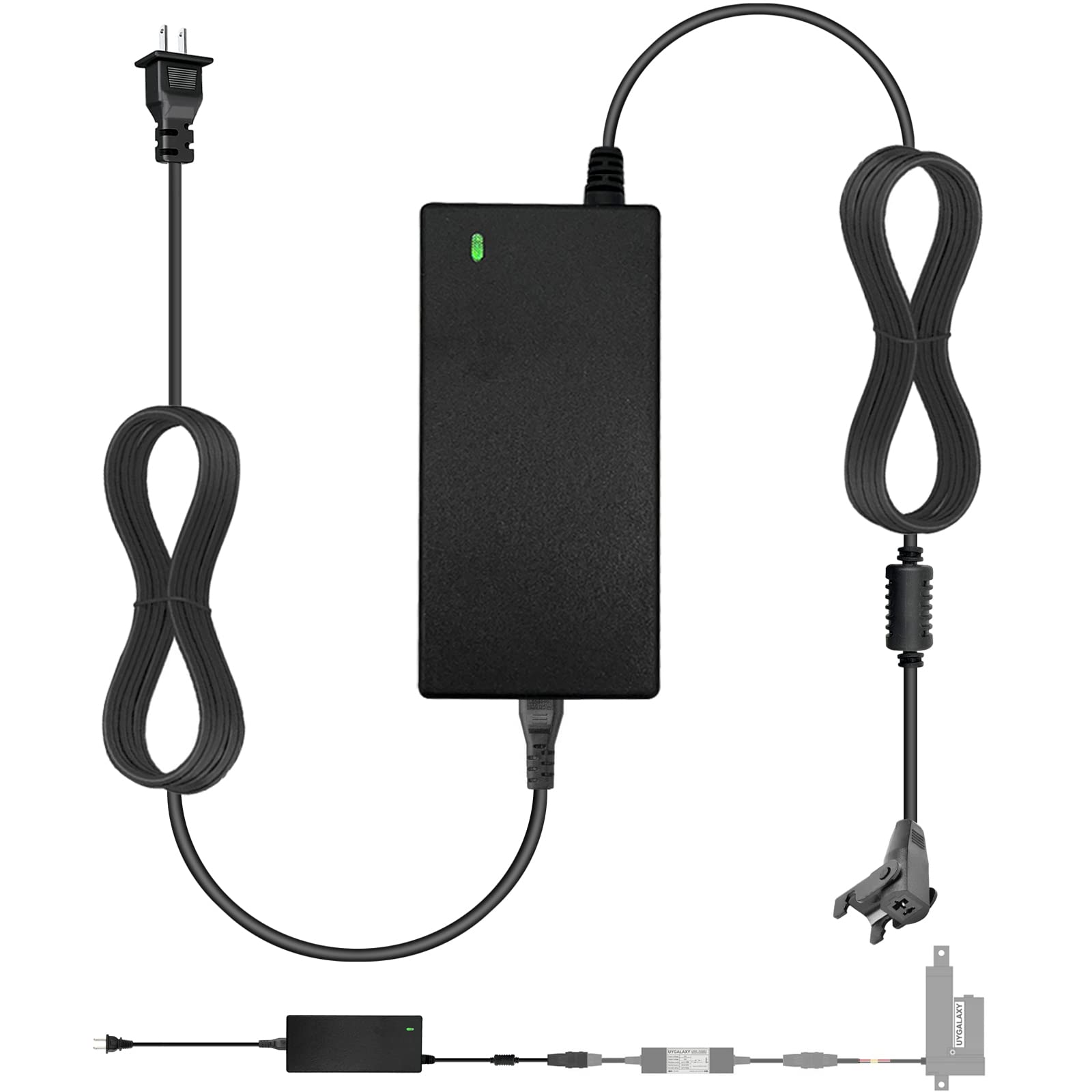 UYGALAXY 12V 5A Power Supply of Linear Actuator Motor Controller AC/DC Adapter Transformer Compatible for Lift Chair,Electric Sofa